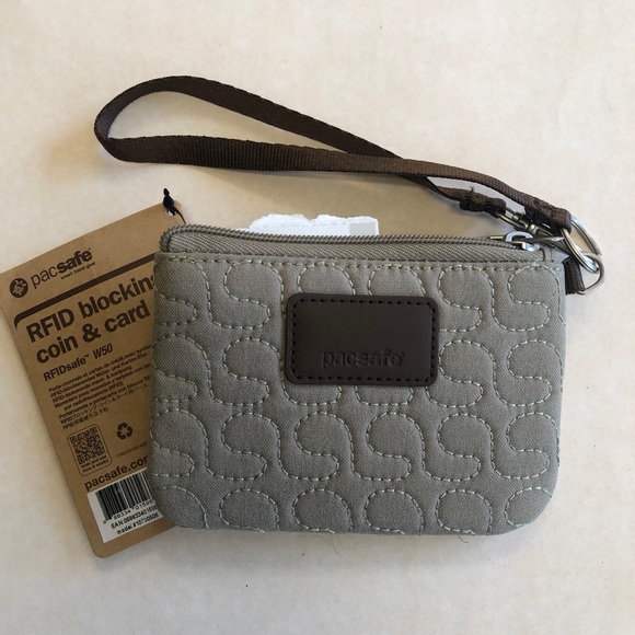 Pacsafe | Bags | Pacsafe Rfid Blocking Card Purse | Poshmark